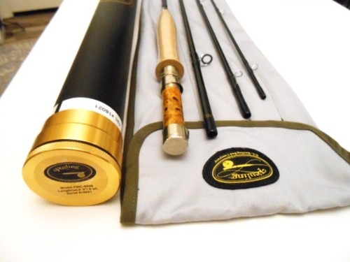 E.L. KEULING ROD COMPANY 9'0" 6 WT.4 PC CARBON FIBER FLY ROD --NEW SALE ...