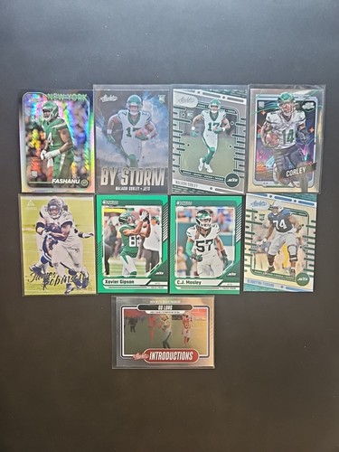 New York Jets 2024 Rookies And Inserts Lot 9 Cards | eBay