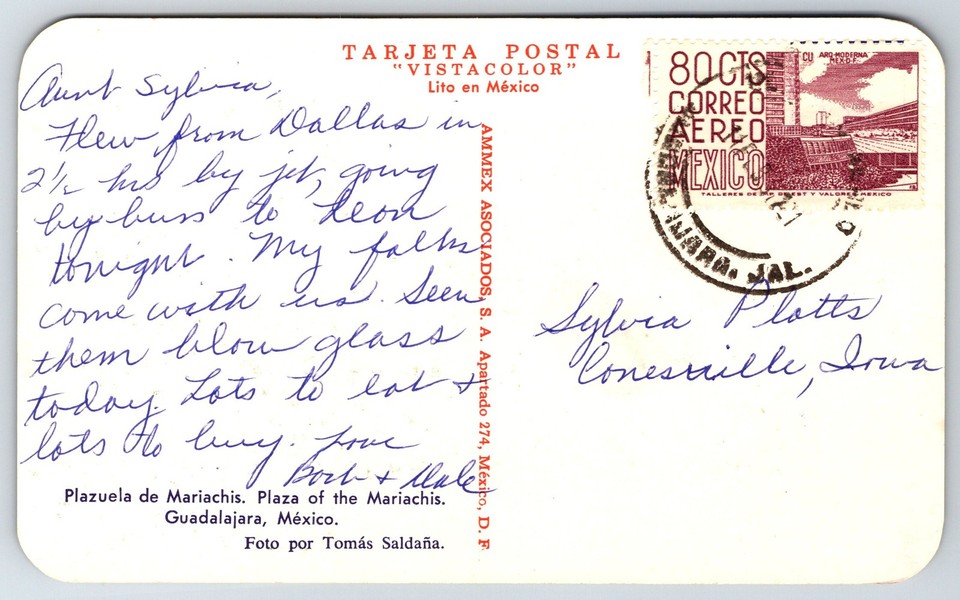 Guadalajara Mexico~Plaza Of The Mariachis~Fox RCA Victor Music Store ...