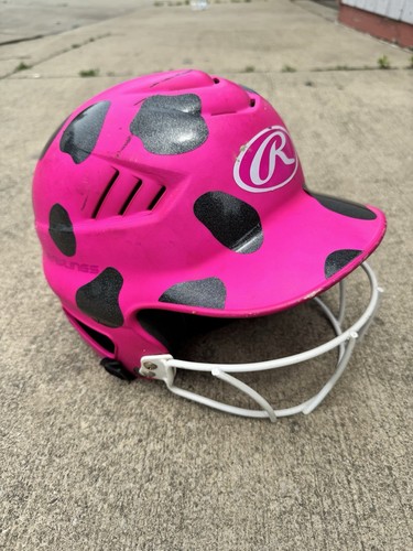 Rawlings Girls Softball Helmet Pink RCFH Size 6 1/2- 7 1/2 | eBay
