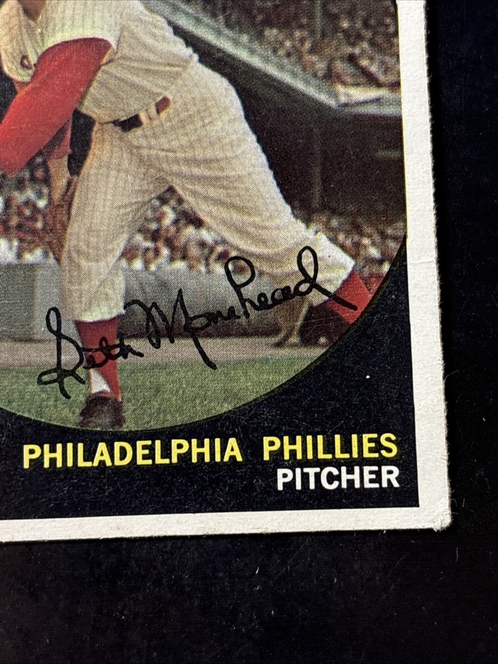 1959 Topps #253b Seth Morehead Philadelphia Phillies Good-creased | eBay UK