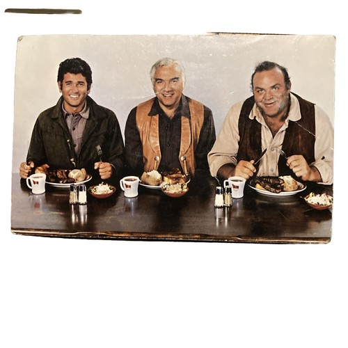 Postcard Bonanza TV Series Stars Hoss Ben Adam Little Joe Western ...