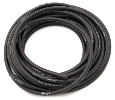 Motion Pro Black Motorcycle Tygon Fuel Gas Line - 3/16" (5mm) - 5' Feet ...