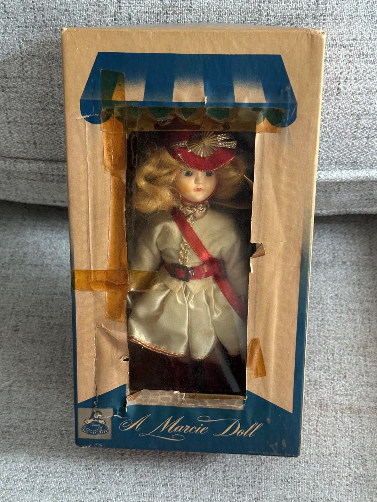 Vintage 1947 A Marcie Doll Majorette Blonde #832 Doll Baton Box Booklet ...