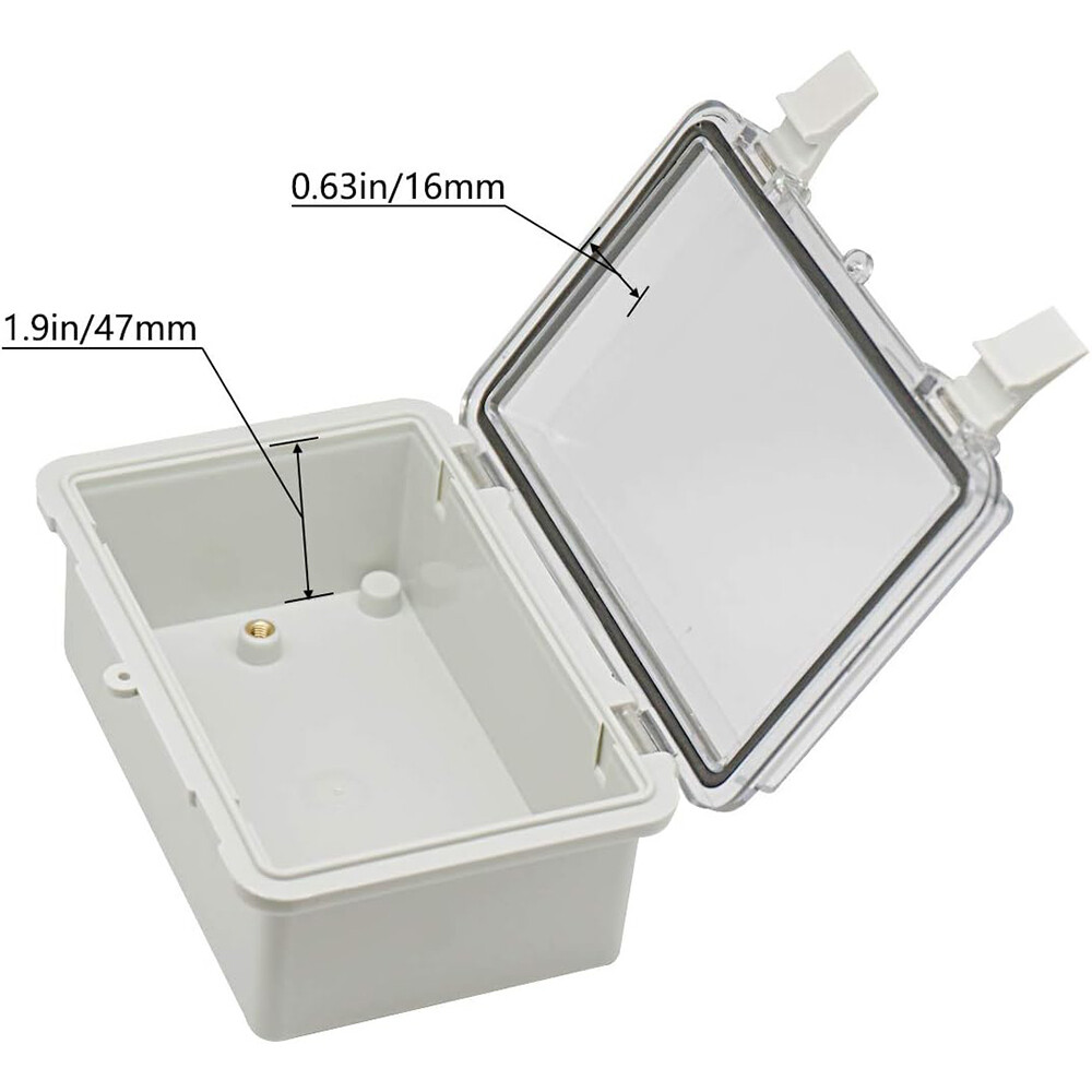 Plastic Electrical Enclosure Waterproof Wall Mount Junction Box w ...