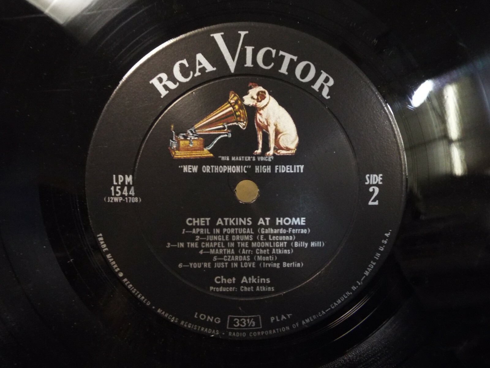 CHET ATKINS AT HOME 1958 LP VINYL ALBUM | eBay