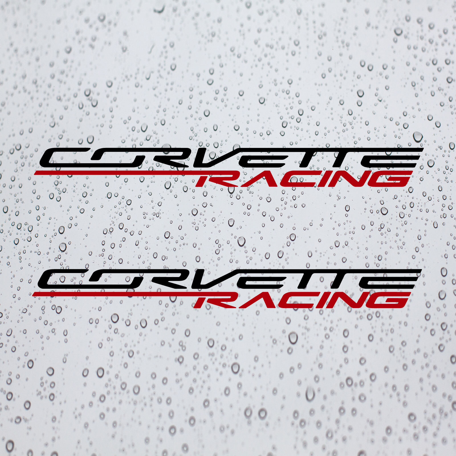 Pair Corvette Racing Combo-Color Decal Vinyl Sticker for Corvette ...