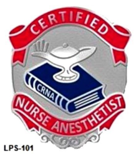 CRNA Lapel Pin Certified Nurse Anesthetist Professional Medical ...
