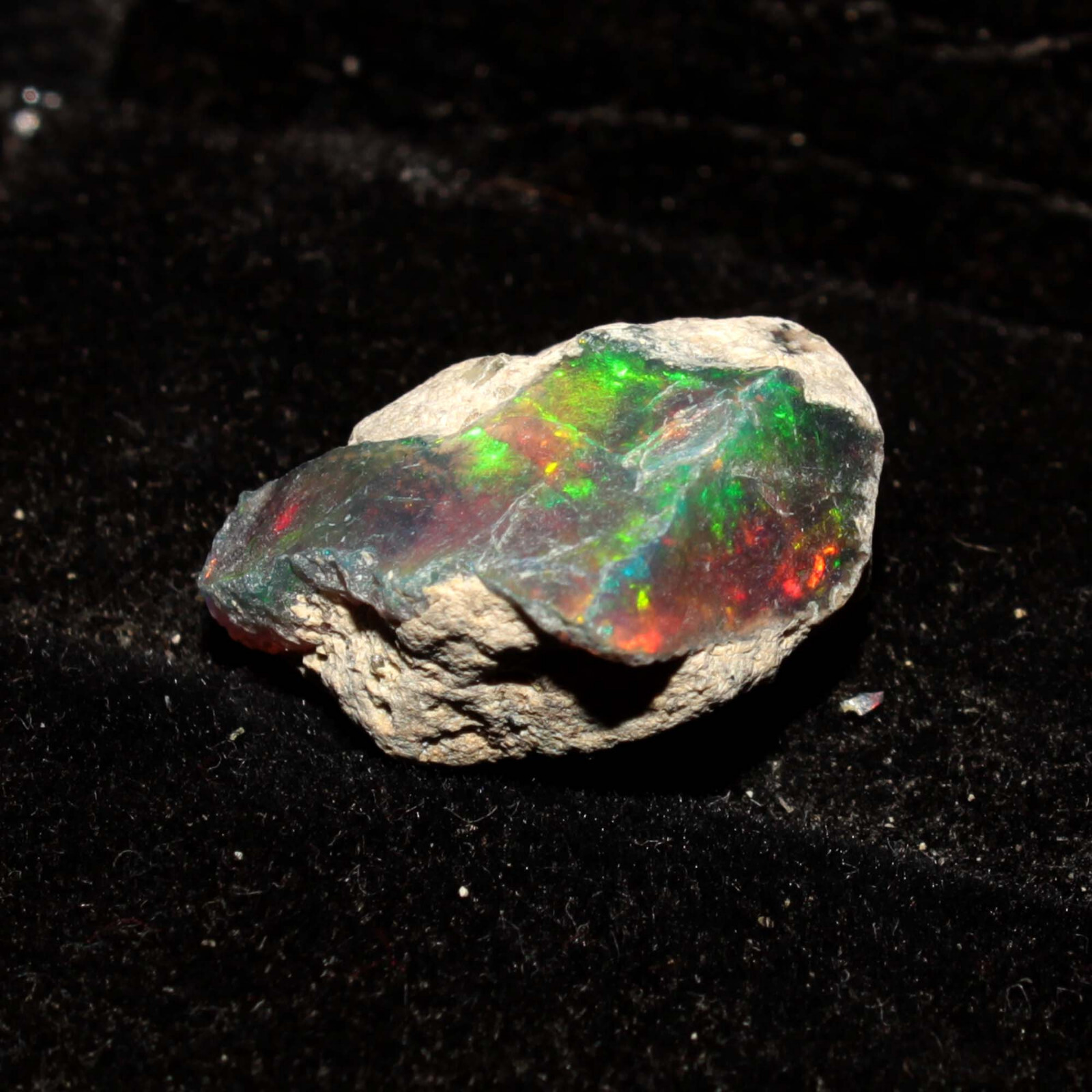 Opal Rough Natural Black Ethiopian Fire Opal Raw Opal Gemstone-6.35 CT ...