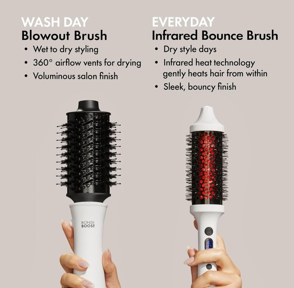 Bondi Boost Infrared Red Thermal Bounce Hot Brush Brazilian Blowout ...