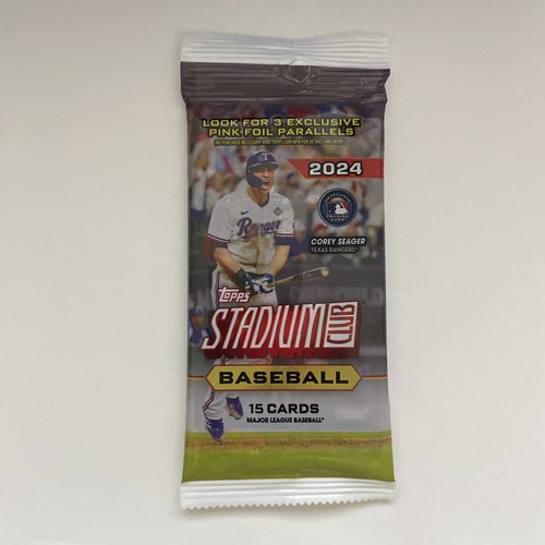 2024 TOPPS Stadium Club BASEBALL Autograph Auto Card Jumbo FAT HOT PACK ...