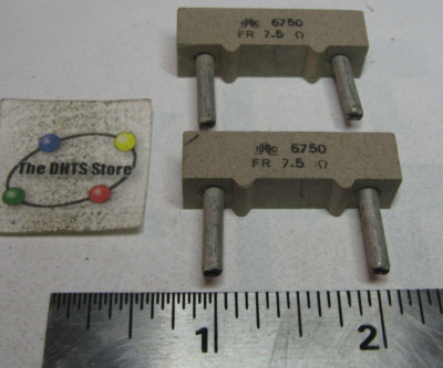 IRC FR Ceramic Cement 7.5 Ohm 5W Resistor High Power 7R5 1" Plug-In ...