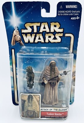 Star Wars Attack Of The Clones Tusken Rader Female W- Tusken Child ...