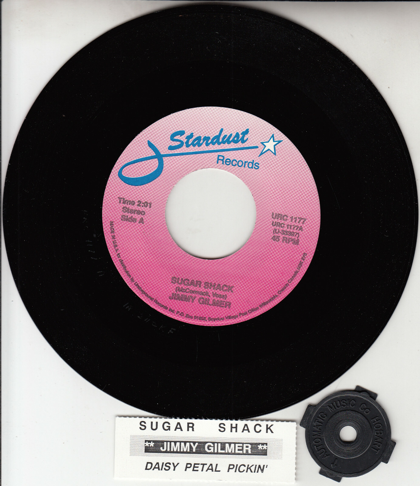JIMMY GILMER Sugar Shack & Daisy Petal Pickin' 7" 45 record NEW + juke ...