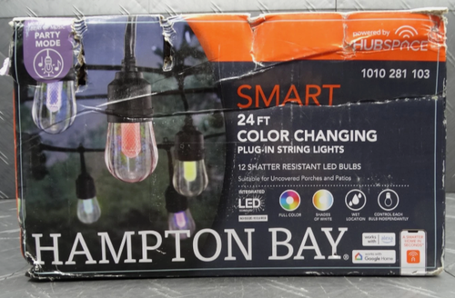 Hampton Bay Smart Color Changing Hubspace 24ft String Lights | eBay