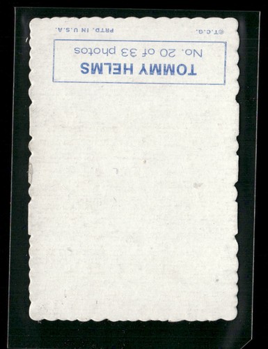 1969 Topps #20 Tommy Helms Deckle | eBay