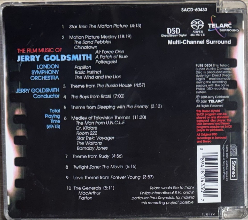 Film Music by Goldsmith / London Symphony Orchestra (Super Audio CD (SACD),... | eBay
