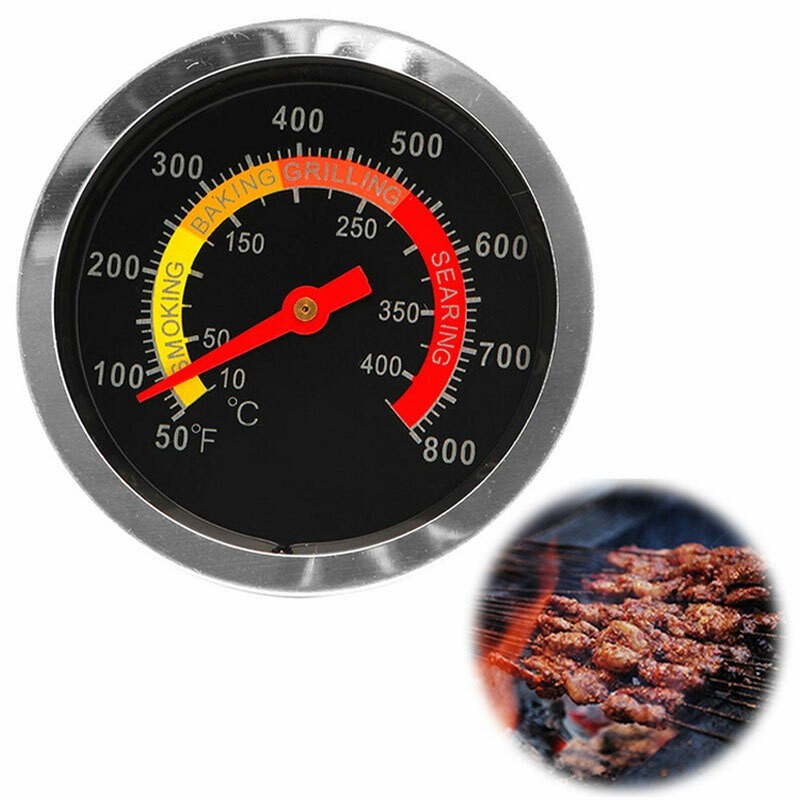 50-400℃ BBQ Smoke Grill Baking Thermometer Gauge Temperature Nice ...