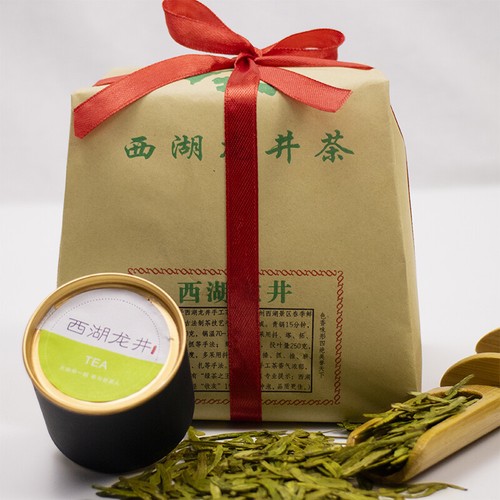 Chinese 2024 West Lake Dragon Well Green Tea Ming Qian Longjing Cha ...