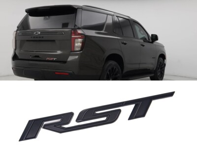 1PC Tailgate RST Emblem Fit 2021-2025 Chevrolet Tahoe Suburban Badge ...