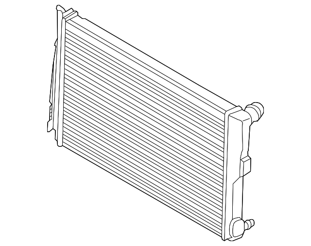 Radiator Gasoline Fits 2015-2017 BMW X3 17118623369 F25 OEM for sale ...