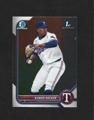 2022 Bowman Draft Kumar Rocker Chrome BDC-164 - Texas Rangers (C) | eBay