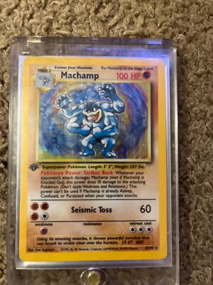 pokemon card 1995 1st edition machamp holo | eBay