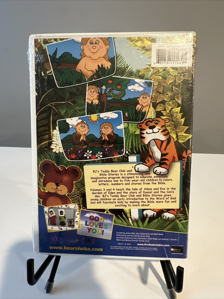 BJs Teddy Bear Club and Bible Stories: Volume 3 4 (DVD, 2006) New ...