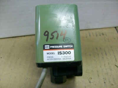 SMC IS300 PRESSURE SWITCH AC125/250V15A | eBay