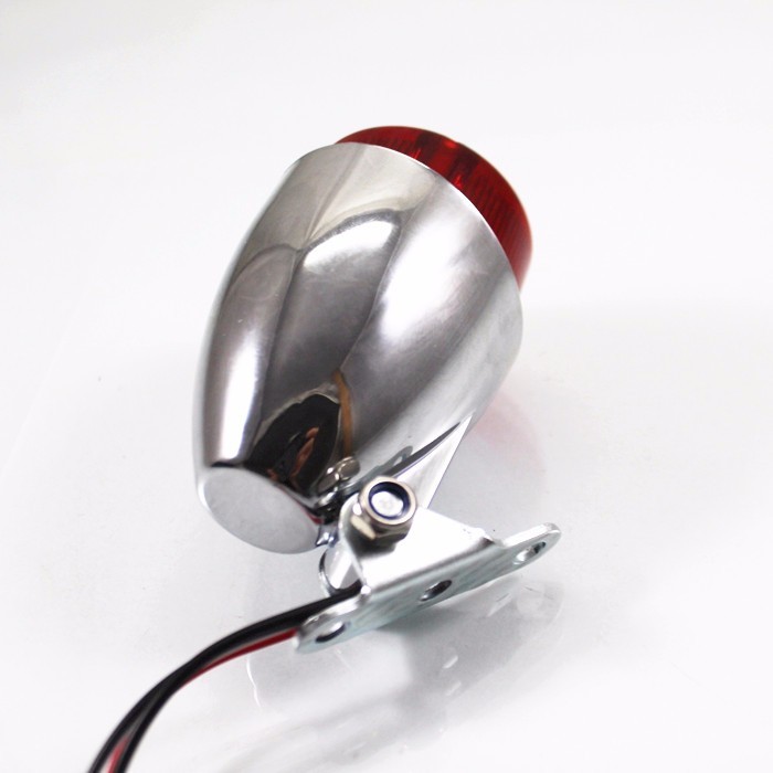 Motorcycle LED Brake Running Tail Light For Cafe Racer Bobber Cruiser ...