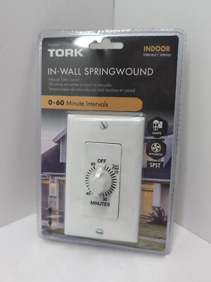 NEW TORK Timers RFD60M Mechanical Residential Hardwired Countdown ...