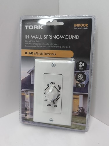 NEW TORK Timers RFD60M Mechanical Residential Hardwired Countdown ...