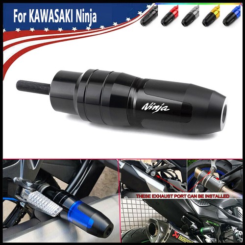 For KAWASAKI Ninja 250 300 400 650 Frame Slider Crash Exhaust Sliders ...