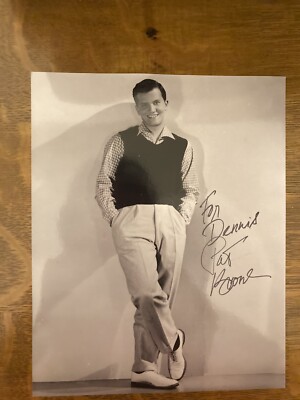PAT BOONE ACTOR SINGER SIGNED 8X10 PHOTO MUSICIAN AND ACTOR | eBay