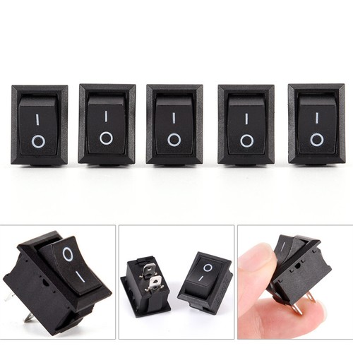 10PCS 2 Pin 12V Car Boat Round Dot Light ON/OFF Rocker Toggle Switch | eBay