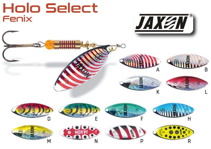 7G JAXON FENIX HOLO-SELECT SPINNER BAITS LURES PREDATORS PIKE PERCH ...