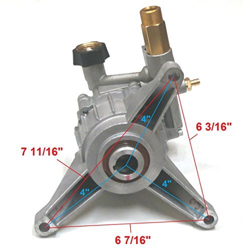 Pressure Washer Water PUMP Excell VR2500 VR2522 VR2530 Troybilt 020486 ...