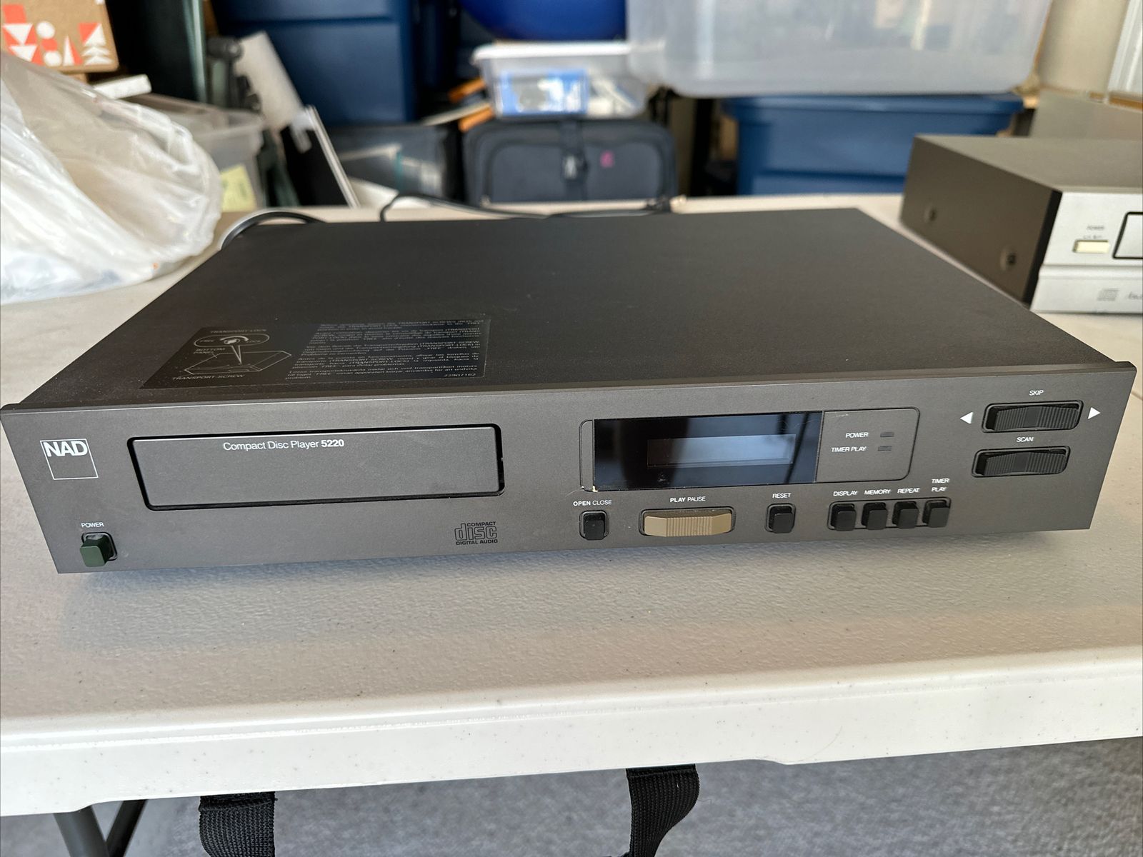 NAD Compact Disc 5220 Extremely Rare Made In Japan CD Player No display ...