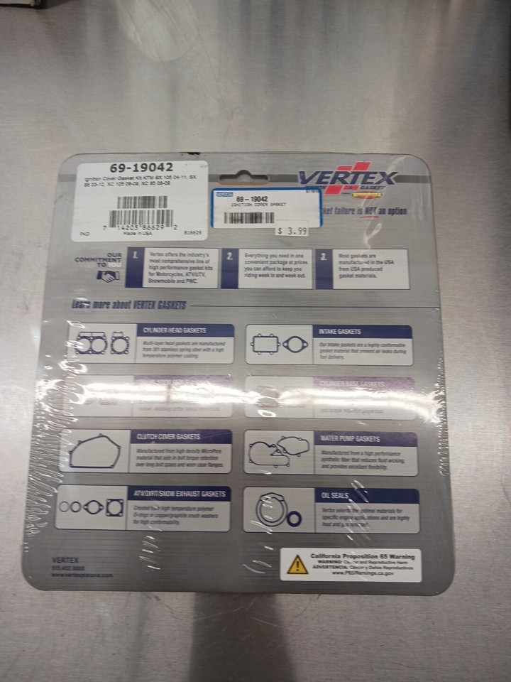 Vertex Ignition Gasket 816629 | eBay