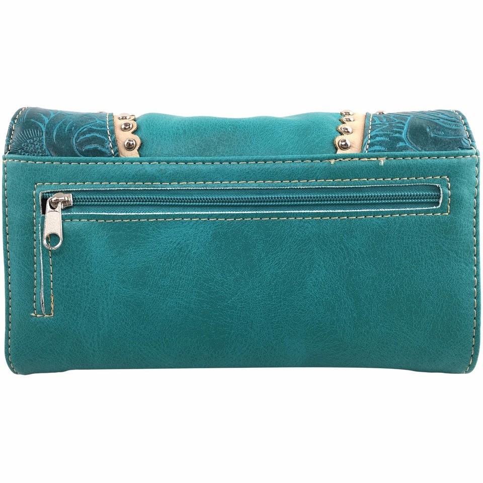 Justin West Classic Floral Geometric Embroidery Cross Conceal Carry ...