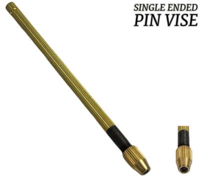 Mini Pin Vise Thin Brass Watch Clock Jewelry Repair Tool Holds Up to 0. ...