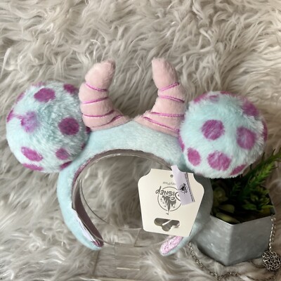 Disney Pixar Monsters Inc Disney Parks Sulley Sully Fuzzy Ear Headband ...