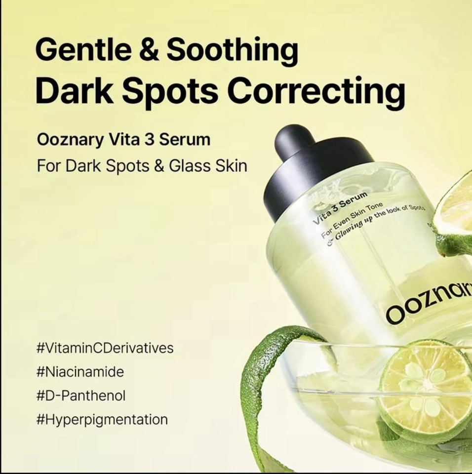 Ooznary Vita 3 Dark Spot Serum for Face, Vitamin C + Niacinamide, 50 ml ...