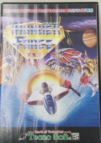 TECHNOSOFT Thunder Force IV Sega Mega Drive Genesis T-18063 Japanese ...