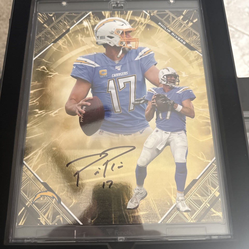 Phillip Rivers 2025 Fanatics Emanate Under Wraps Autograph 8x10 /50 CHARGERS | eBay