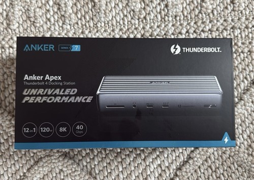 Anker 777 Thunderbolt 12-in-1 Docking Station (A8397) USB-C Thunderbolt ...