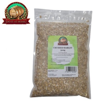 Crushed Barley Flakes 500 g Pouch Beer Making Ingredients Home Brew ...