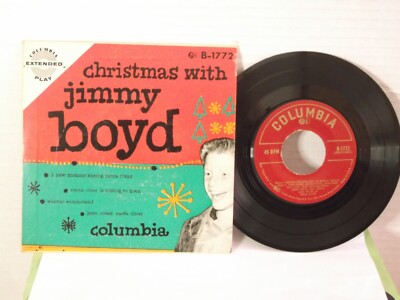 Jimmy Boyd,Col.,"Christmas With Jimmy Boyd",US,7" EP w P/C,1957,4 songs ...