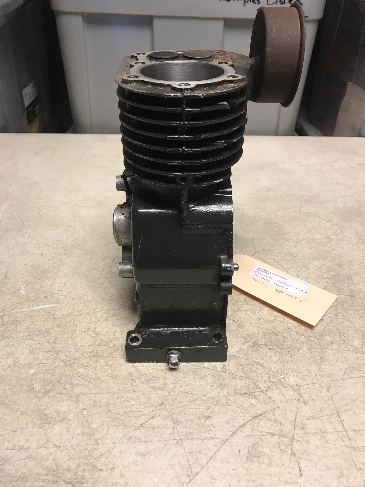 OEM GOOD USED TECUMSEH CRAFTSMAN 143.614052 CYLINDER, ENGINE BLOCK ...