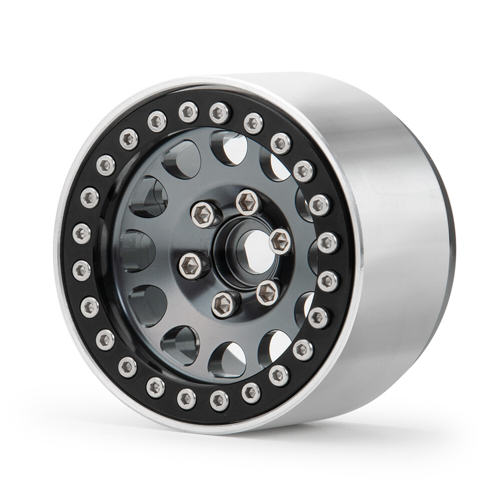 AXSPEED 4x 1.9" Aluminum Beadlock Wheel Rims 35mm For 1:10 RC Axial ...